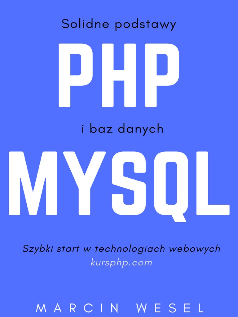 Podstawowy Kurs PHP Mysql | PDF