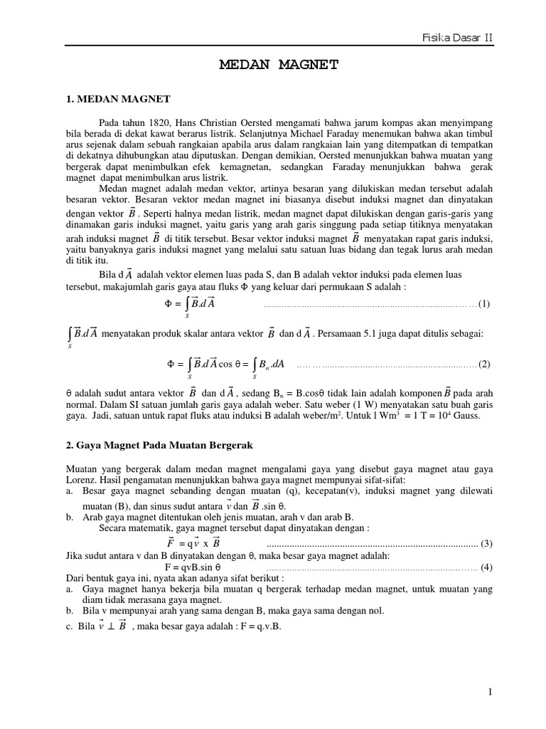 2.1 Medan Magnet | PDF