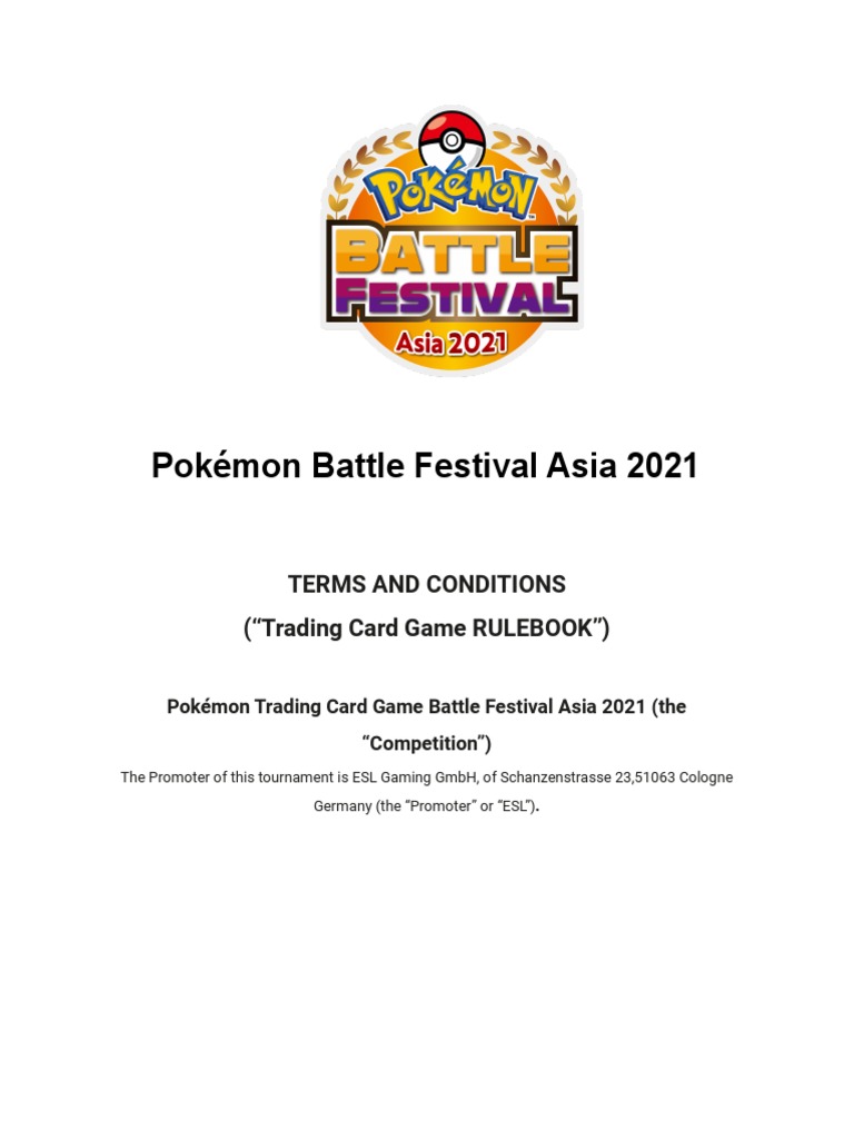 EN Pokemon TCG Rulebook | PDF | Sexual Harassment | Defamation