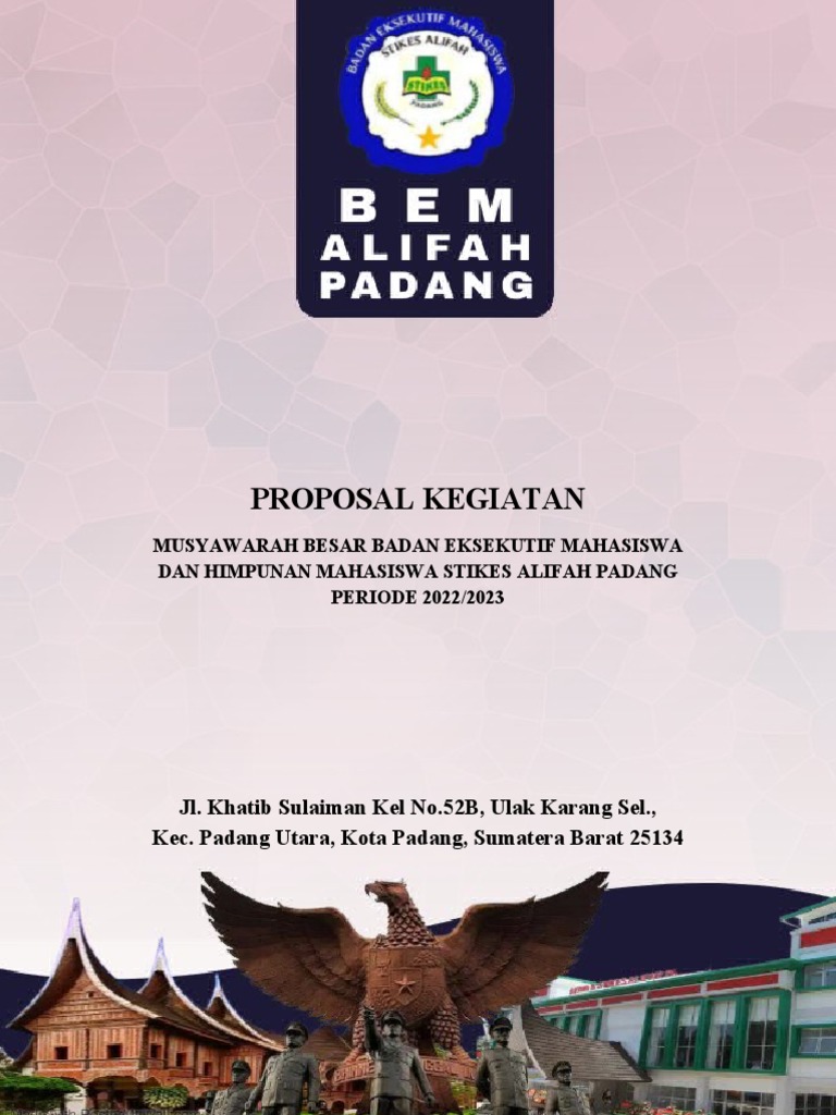 Proposal Mubes Stikes Alifah Padang 2022 | PDF