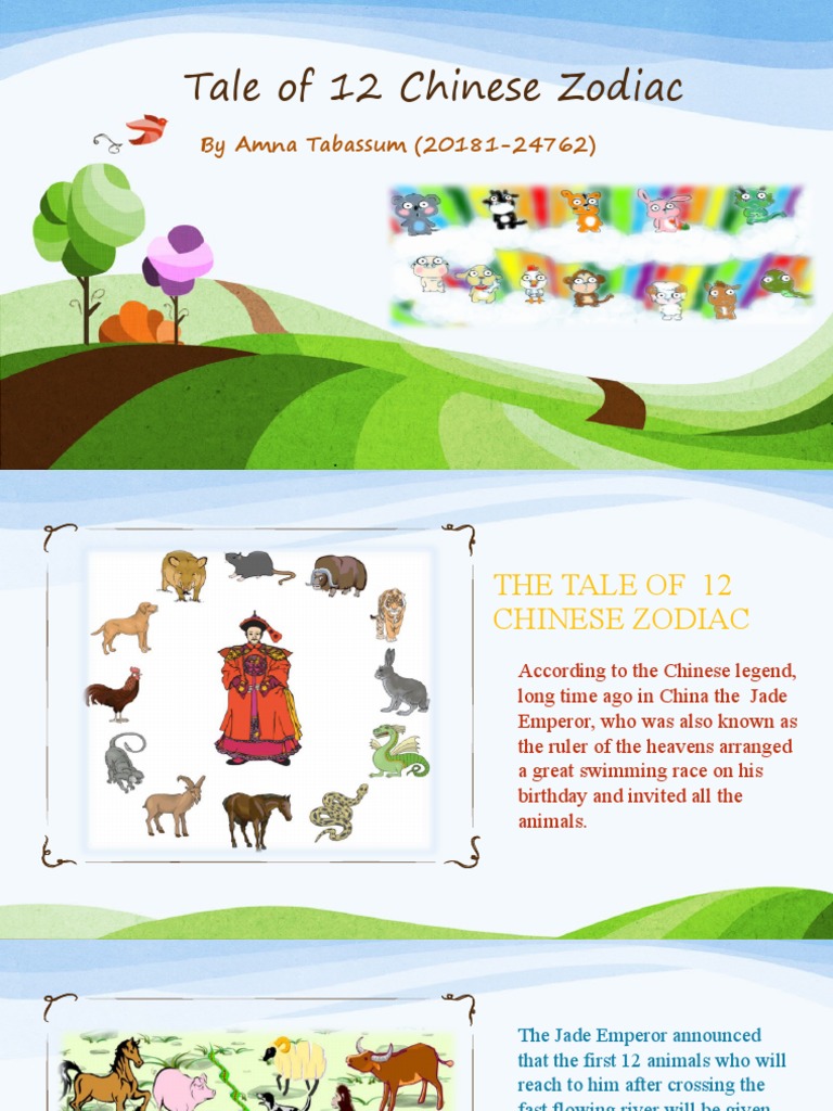 Chinese Zodiac Tale & Traits | PDF | Chinese Zodiac | Astrology