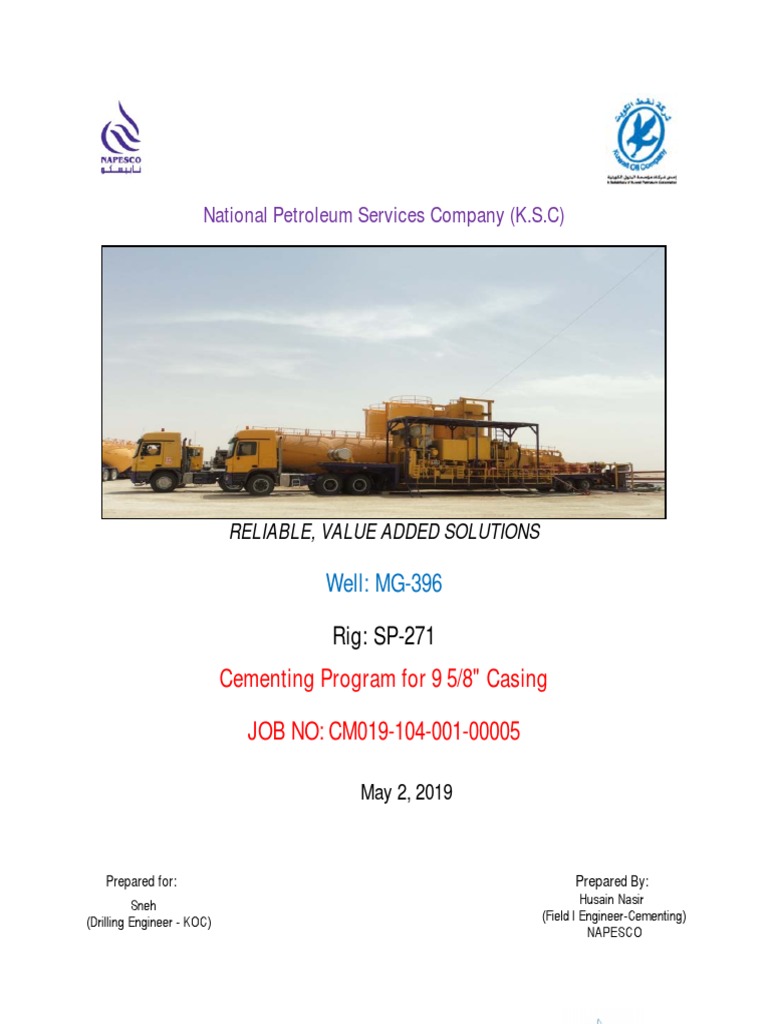 Cementing Guide for Engineers | PDF | Casing (Borehole) | Applied And ...