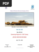 Cementing Calculations - 7 Steps & Spreadsheets - Drilling Manual | PDF | Casing (Borehole ...
