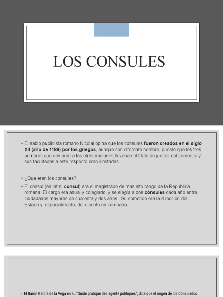 Los Consules | PDF | Roma antigua | Republica Romana