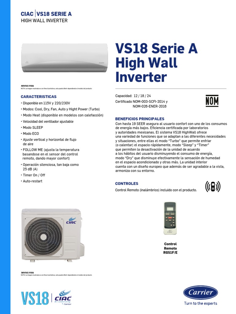 Brochure VSC&VSQ SerieA R1 | PDF | Ingeniería mecánica | Cantidades fisicas