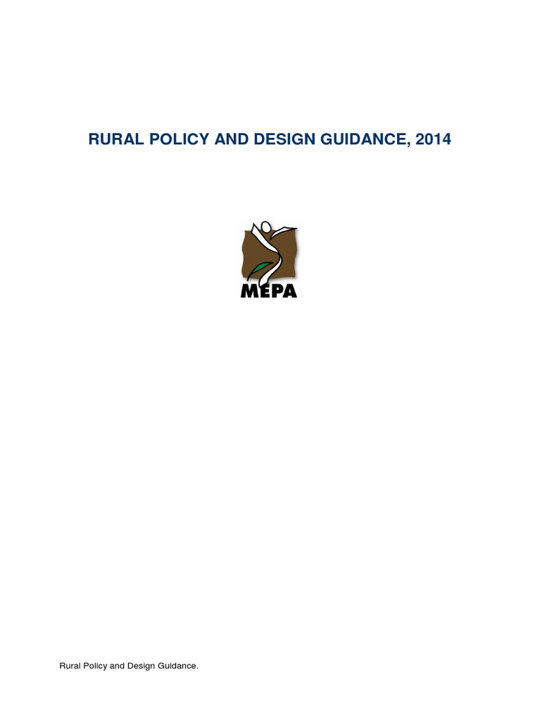 PDF Rural Policy and Design Guidance 2014 | Download Free PDF ...