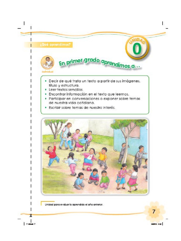 Unidad 0 - COM - Segundo Grado | PDF