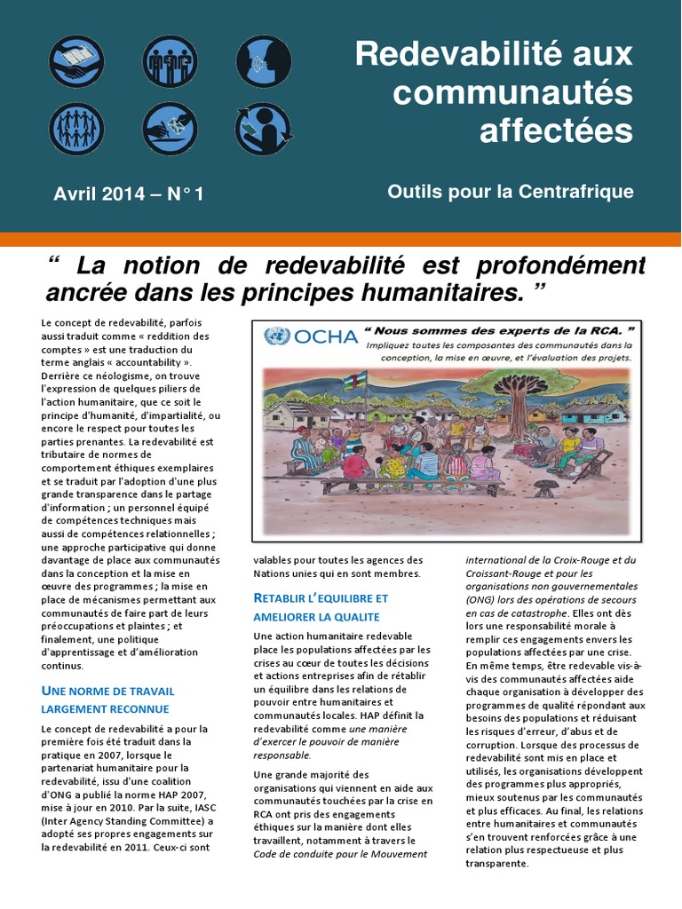 RCA Infos Redevabilité | PDF