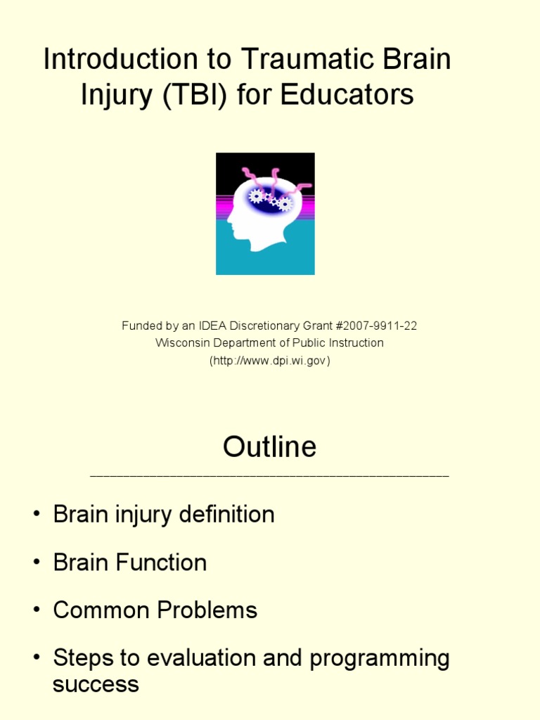 Tbi Intro | PDF | Individualized Education Program | Parietal Lobe