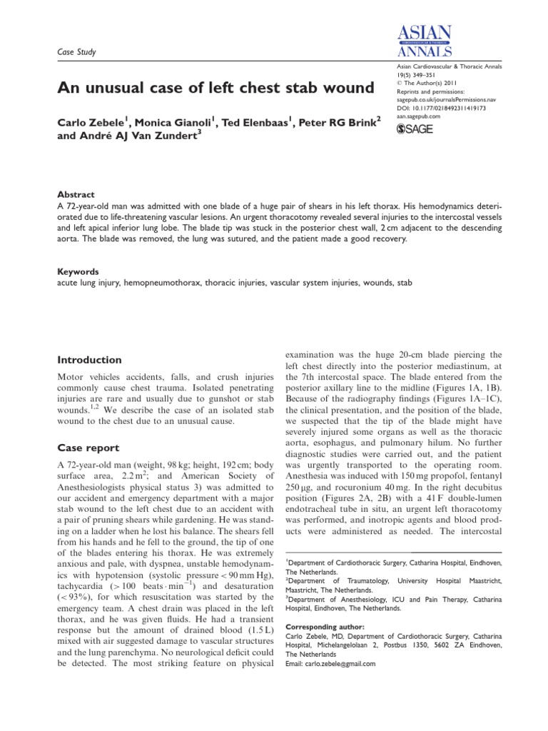 Case Stab Chest | PDF