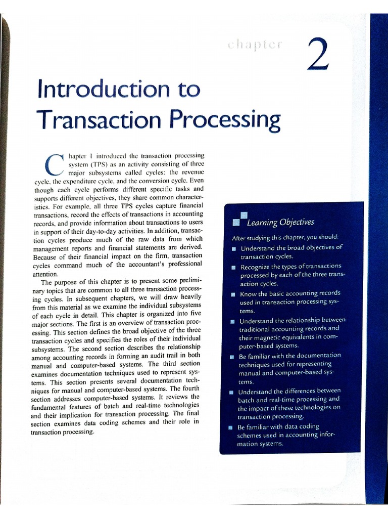 AIS Transaction Processing | PDF