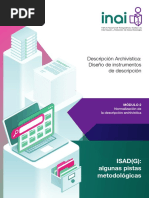ISAD(G): Norma de Descripción Archivística | PDF | Ciencias de la Información