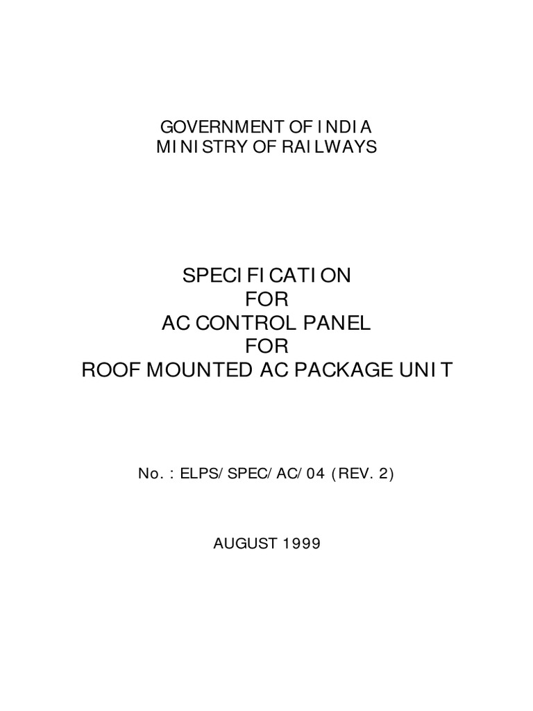 ICF - Control Panel - Manual (1999) | PDF | Electrical Wiring | Electrical Connector