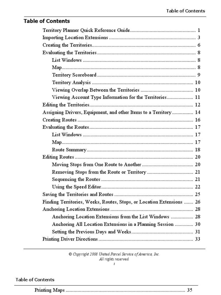 Territory Planner Quick Guide 25 | PDF | Double Click | Icon (Computing)