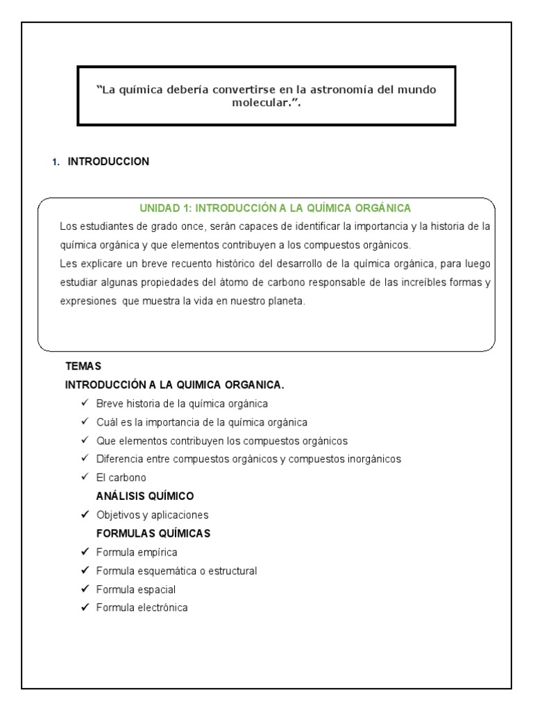 Quimica 11 | PDF | Compuestos químicos | Química Orgánica