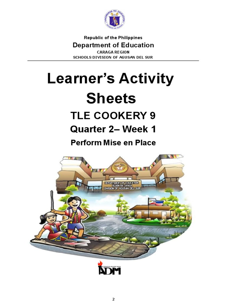 Cookery 9 Q2 - Week 1 | PDF | Salad | Cooking