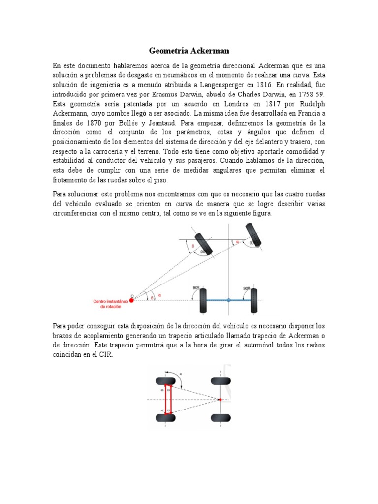 Geometría Ackerman | PDF