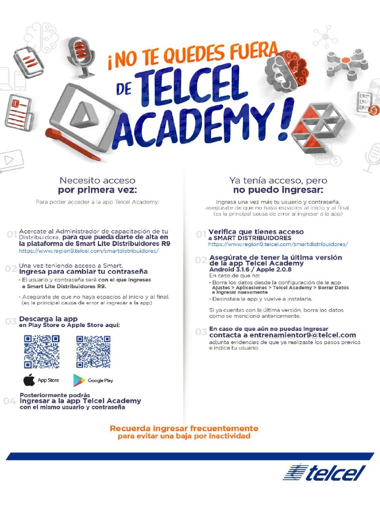 A - G - MM - 077 - 2022 - TELCELACADEMY - GUIA ¡No Te Quedes Fuera de Telcel Academy! | PDF