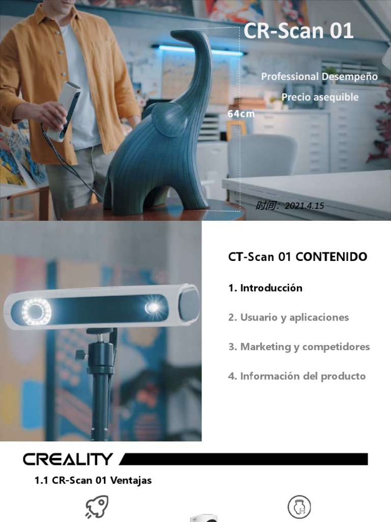 Manual Escaner 3D GL | PDF | Escáner de imagen | Marketing