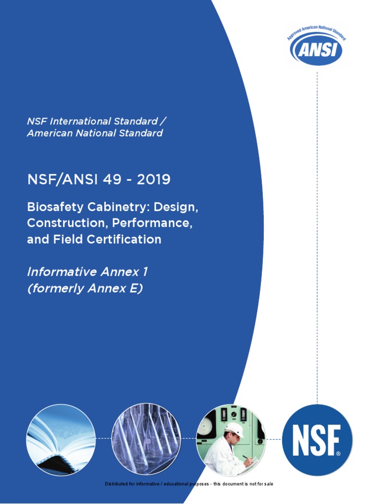Nsf/ansi 49 - 2019 | PDF | Safety