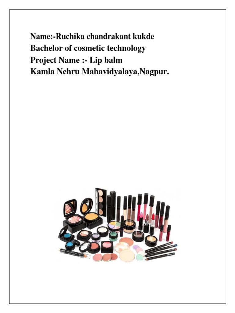 Cosmetics Project (2) Fin | PDF | Cosmetics | Toiletry