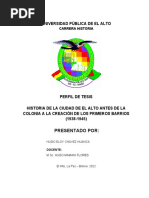 Mapa El Alto | PDF | Datos | Visualización (Gráficos)