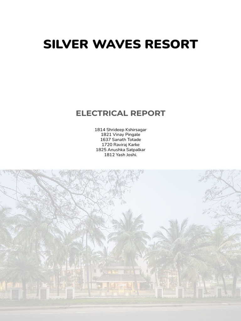 Silver Waves - Electrical Report | PDF | Physical Quantities | Electric Power