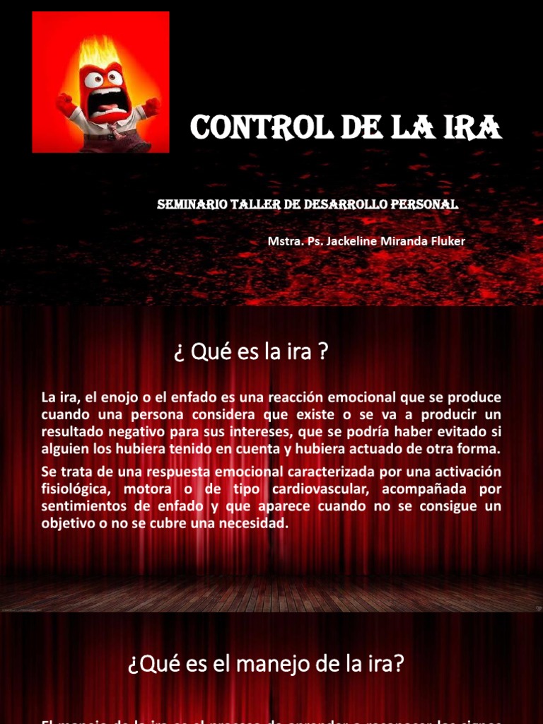 Control de La Ira | PDF | Ira | Violencia