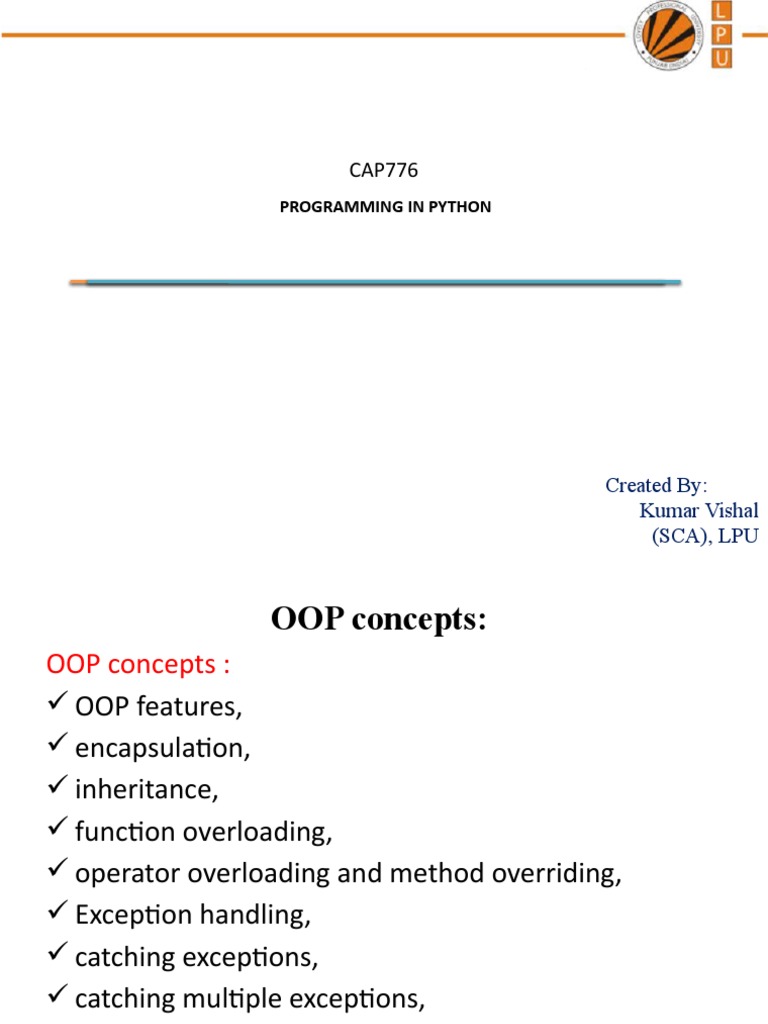 Cap776 Oops | Download Free PDF | Method (Computer Programming) | Inheritance (Object Oriented ...