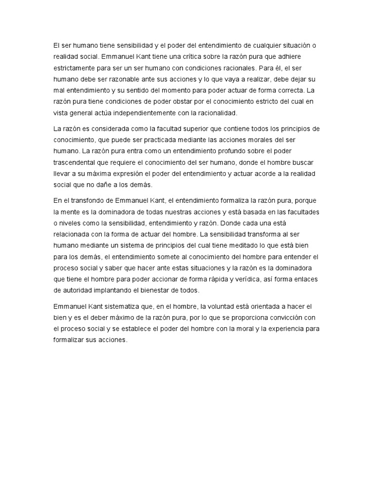 Emmanuel Kant | PDF