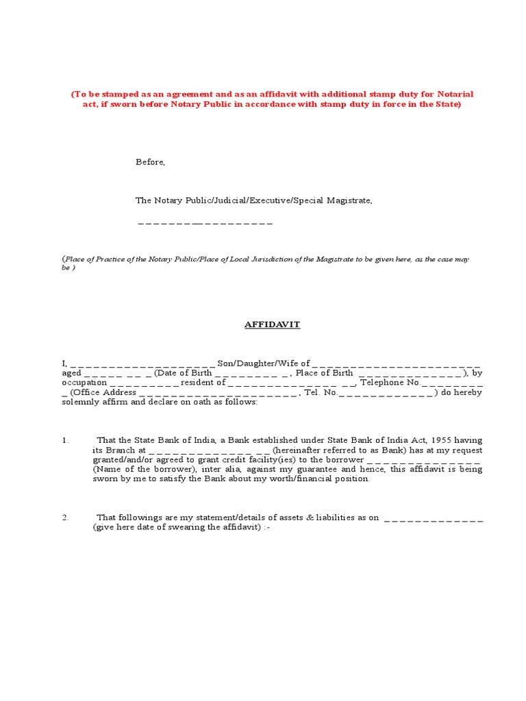 A&L | PDF | Notary Public | Affidavit