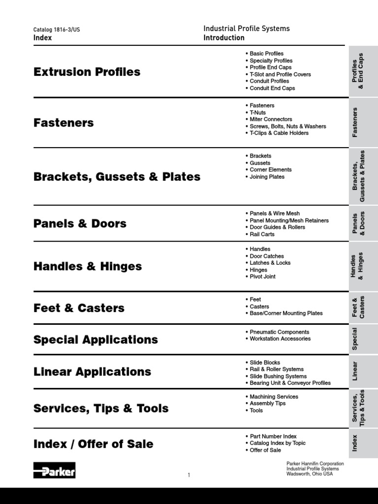 Parker IPS Catalog 1816-3 | PDF | Ounce | Pound (Mass)