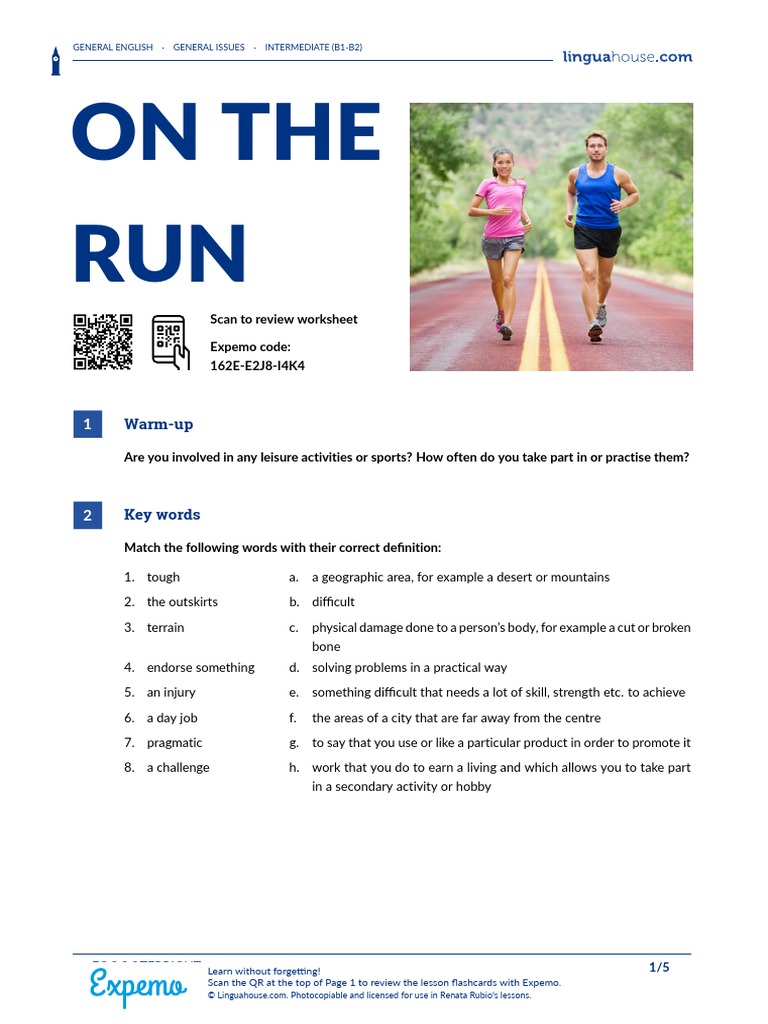5 On-The-Run-British-English-Student-Ver2 | PDF | Adjective | Linguistics