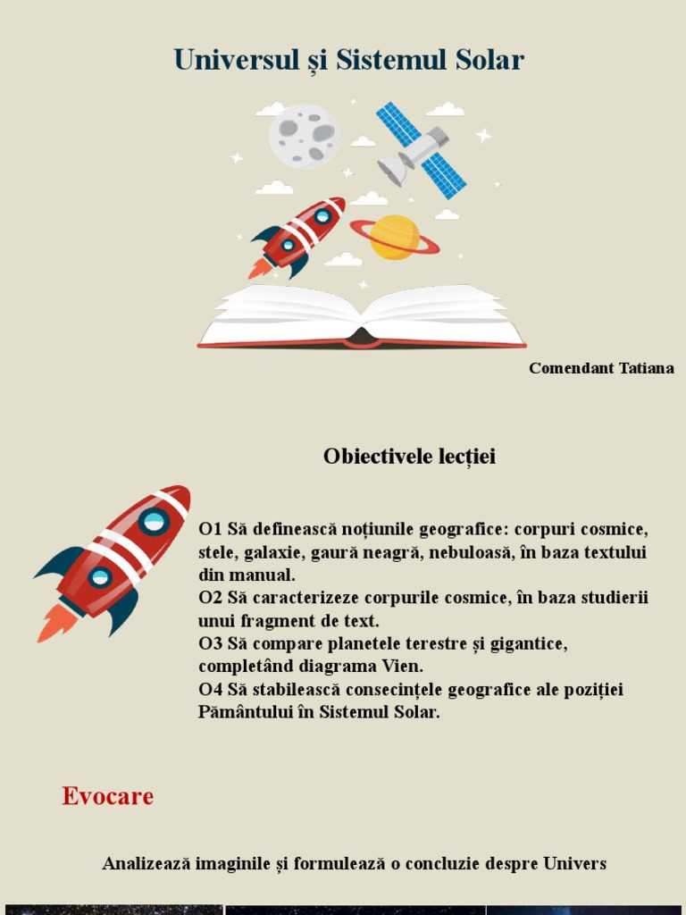 Universul Și Sistemul Solar | PDF