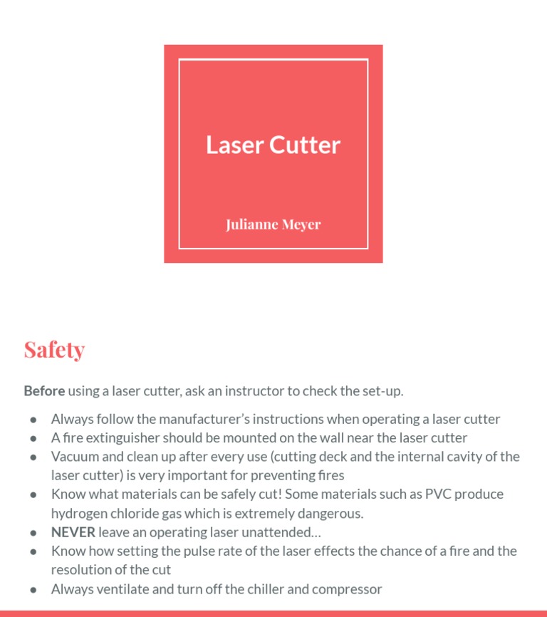 Laser Cutter | PDF