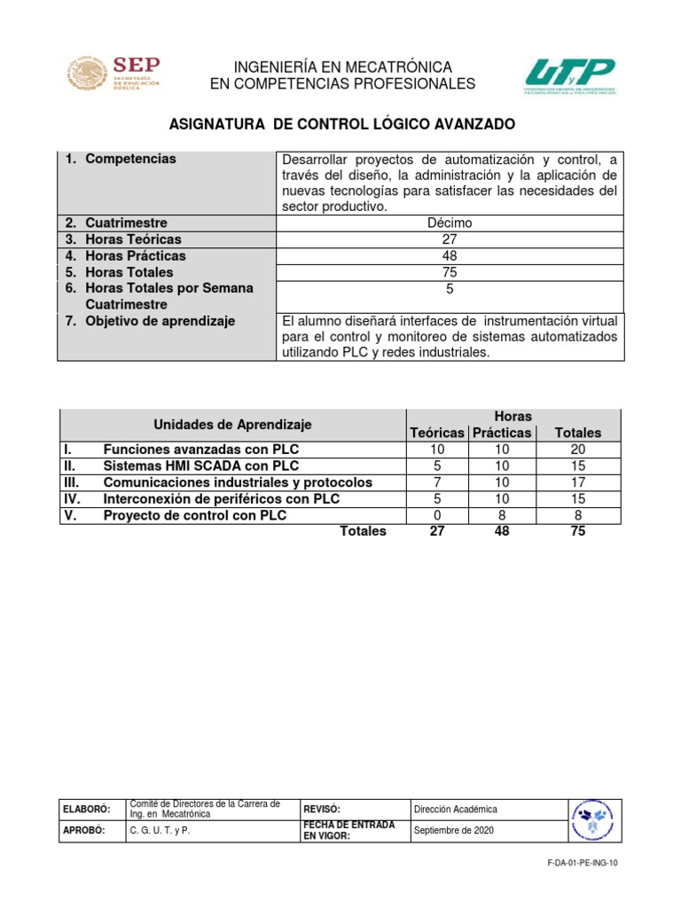 Control Lógico Avanzado | PDF | Controlador lógico programable | Scada