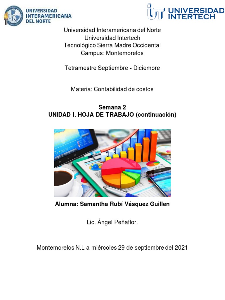 Contabilidad de Costos - Semana 2 | PDF | Contabilidad | Negocios económicos
