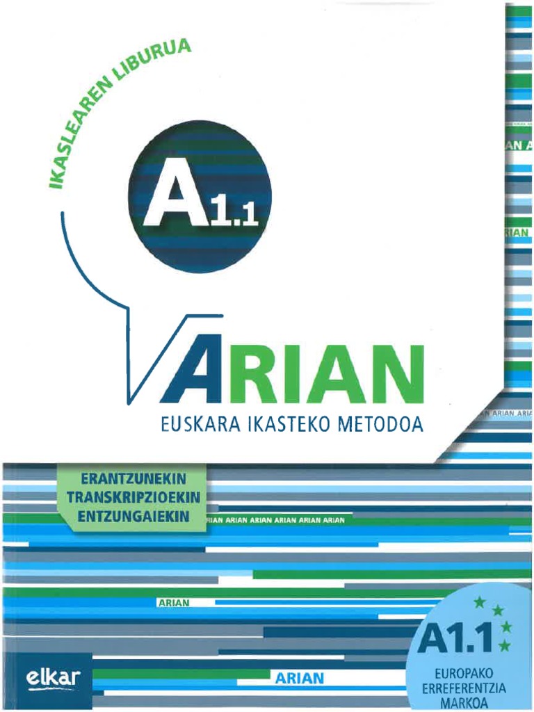 ARIAN Ikaslearen Liburua A1.1 | PDF