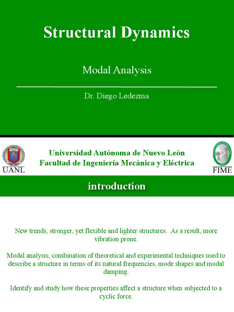 Modal Analysis: Theory and Practice | PDF | Applied Mathematics ...