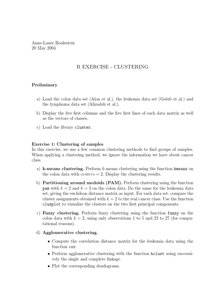 Cluster | PDF | Cluster Analysis | Applied Mathematics