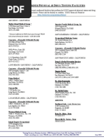 Labcorp Locations in Los Angeles Area | PDF | Fax