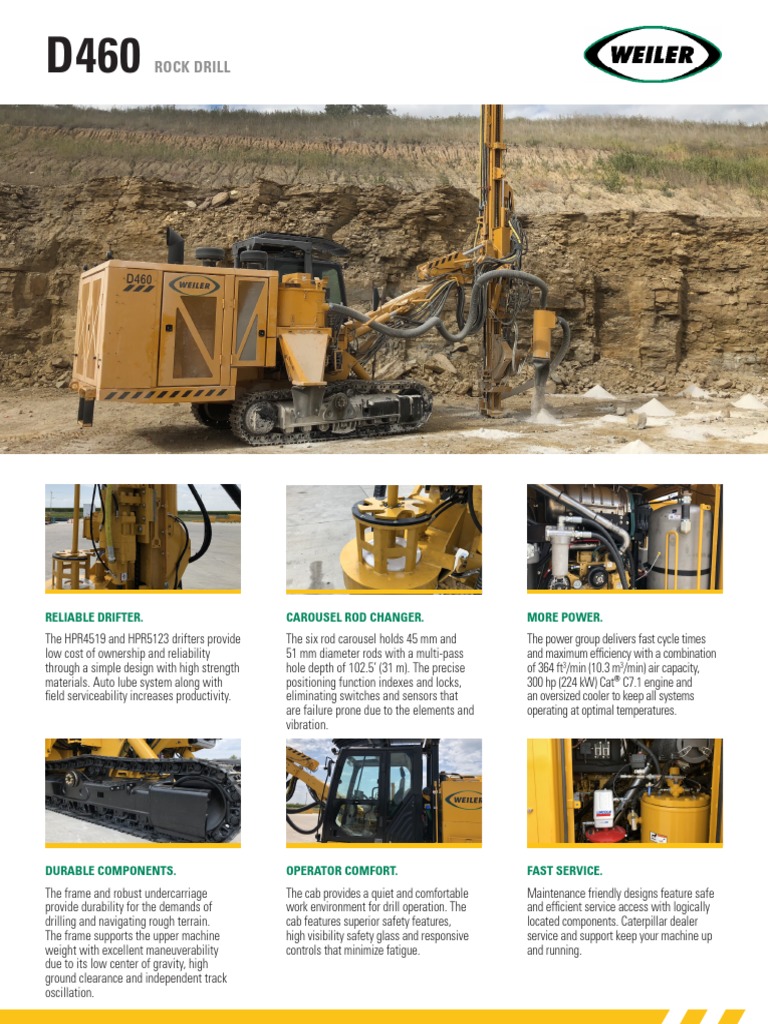 Document Weiler d460 Specsheet 32020 | PDF | Horsepower | Manufactured ...