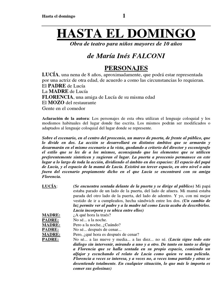 Hasta El Domingo - Maria Ines Falconi | PDF | Alimentos | Cocina