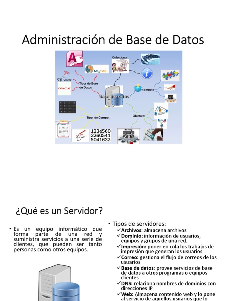 Administracion de Base de Datos - Semana 15 | PDF | Apoyo | Bases de datos