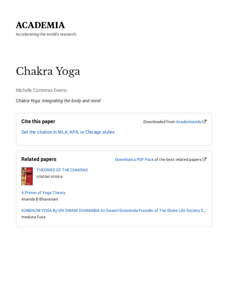 Ewens Michelle Yoga Anatomy Physiology and Kinesiology Essay-with-cover ...