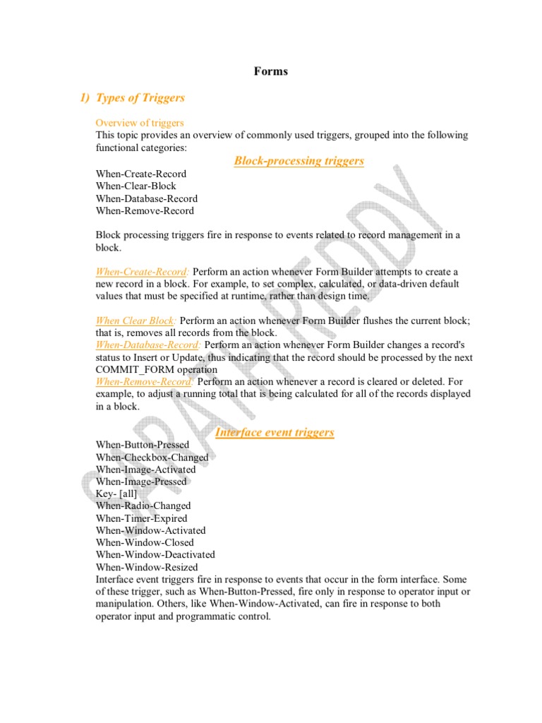 Forms | PDF | Library (Computing) | Object (Computer Science)