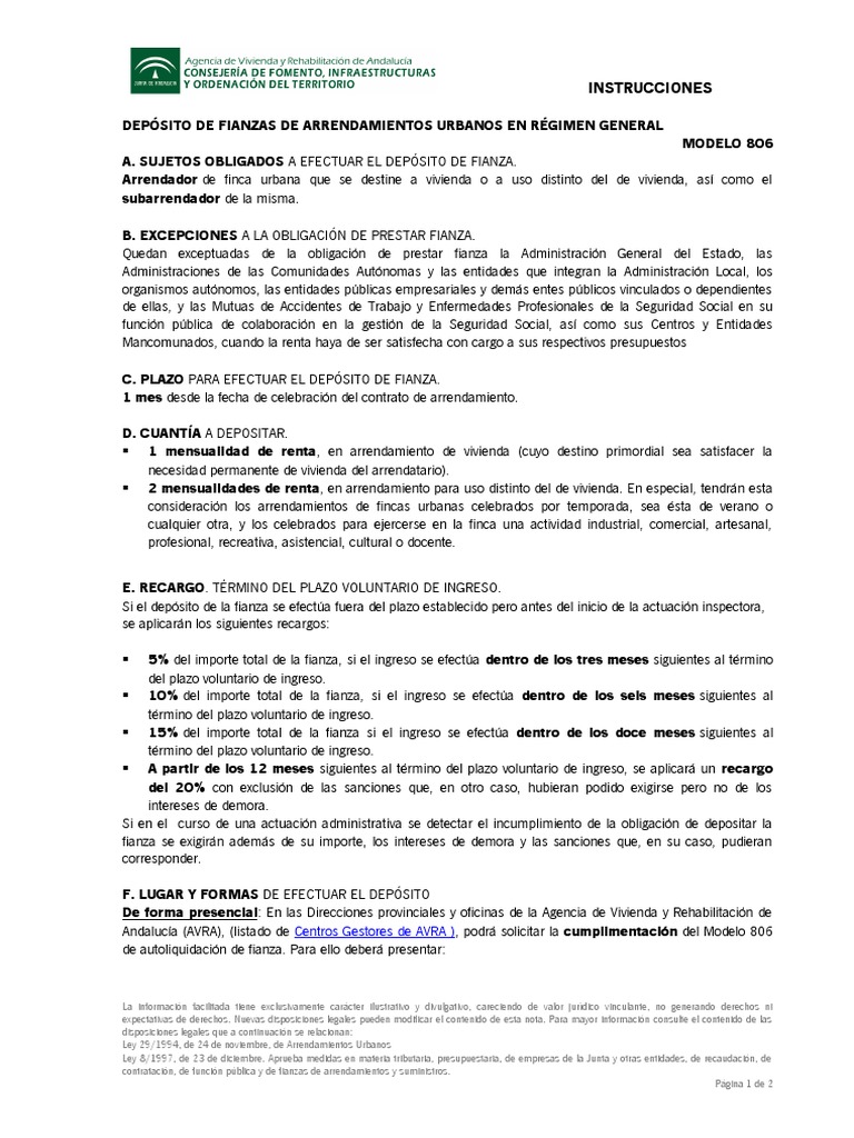 Instrucciones Modelo 806 | PDF