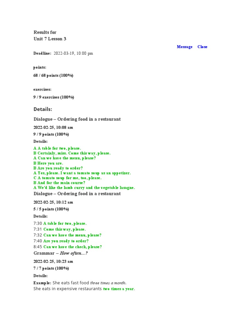 Am Jetstream Elem B Unit 7 Lesson 3 | PDF | Pasta | Cooking