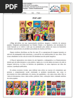 Questões Sobre Pop Art | PDF