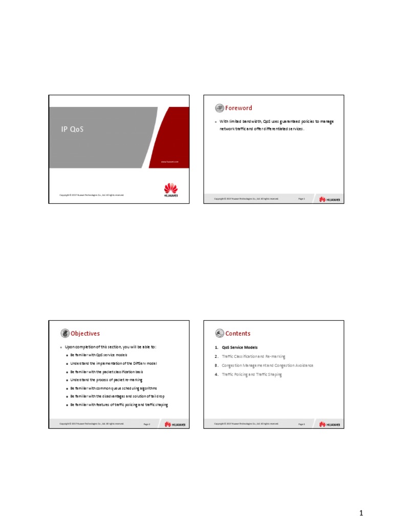IP QoS | PDF | Quality Of Service | Computer Network